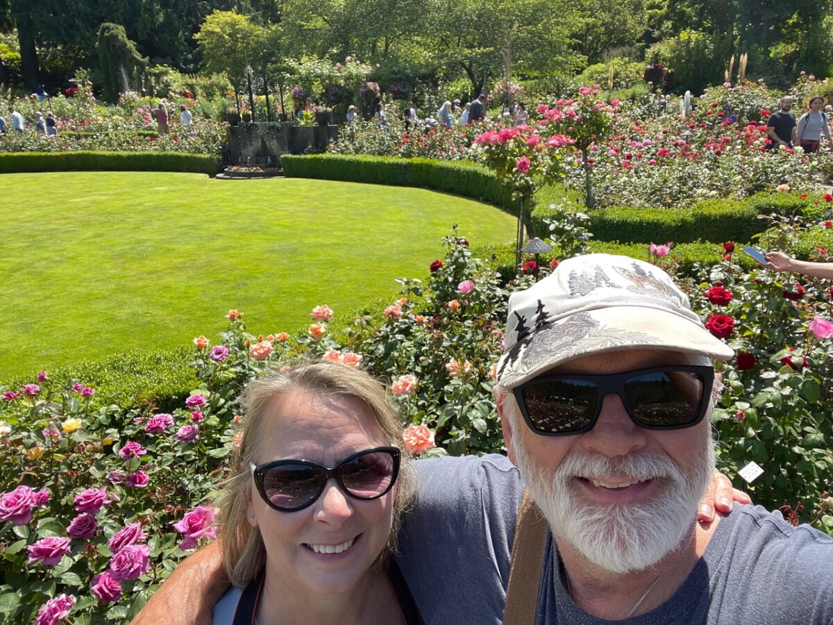 Butchart gardens - Conrad et Chantal-Anne